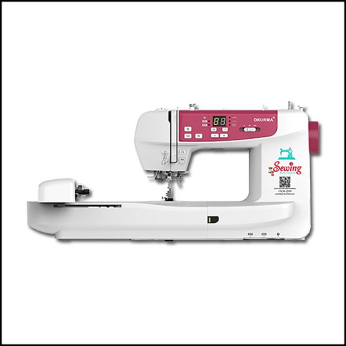 OKURMA/OKM-Q900 PORTABLE SEWING & EMBROIDERY MACHINE