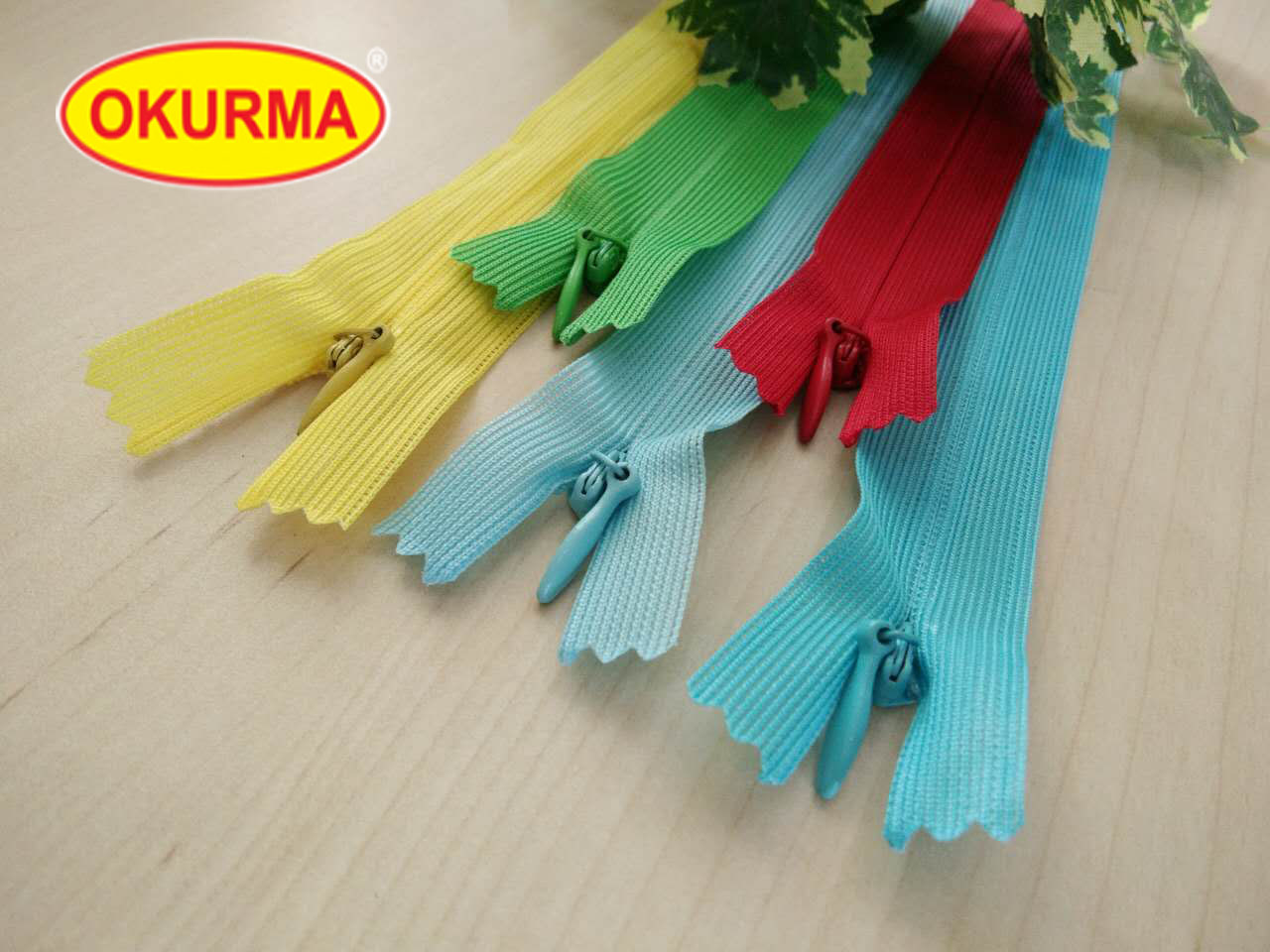 OZ IN16-IN18 SAB Invisible Zipper Mix Color